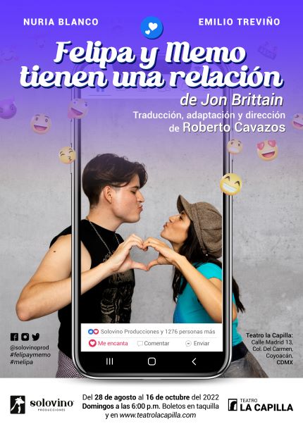 SE ESTRENA EN LA CIUDAD DE MÉXICO LA OBRA “FELIPA Y MEMO TIENEN UNA ...