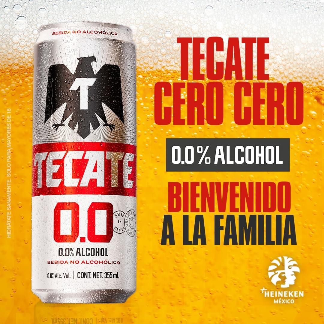 Llega Tecate® 0.0, cerveza sin alcohol que conquistará a los paladares ...
