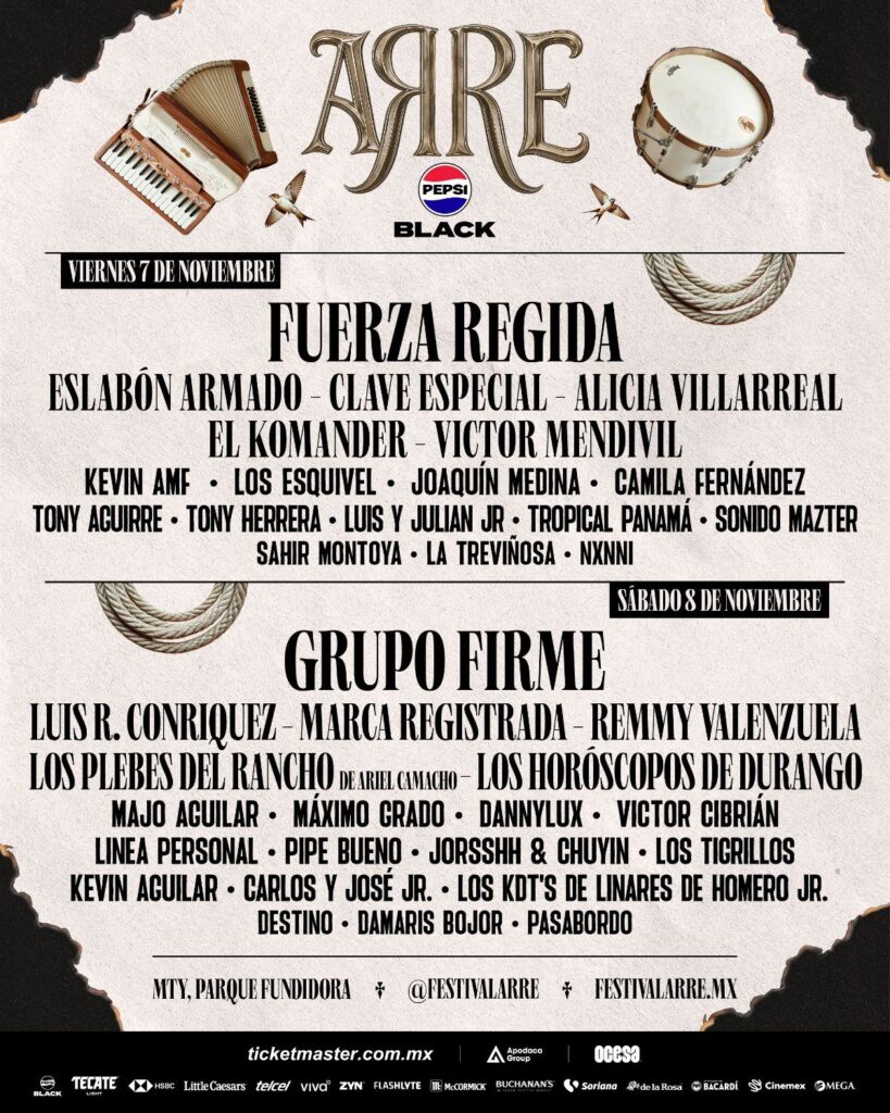 Arre Pepsi Black: el festival que pone en alto la música regional ...