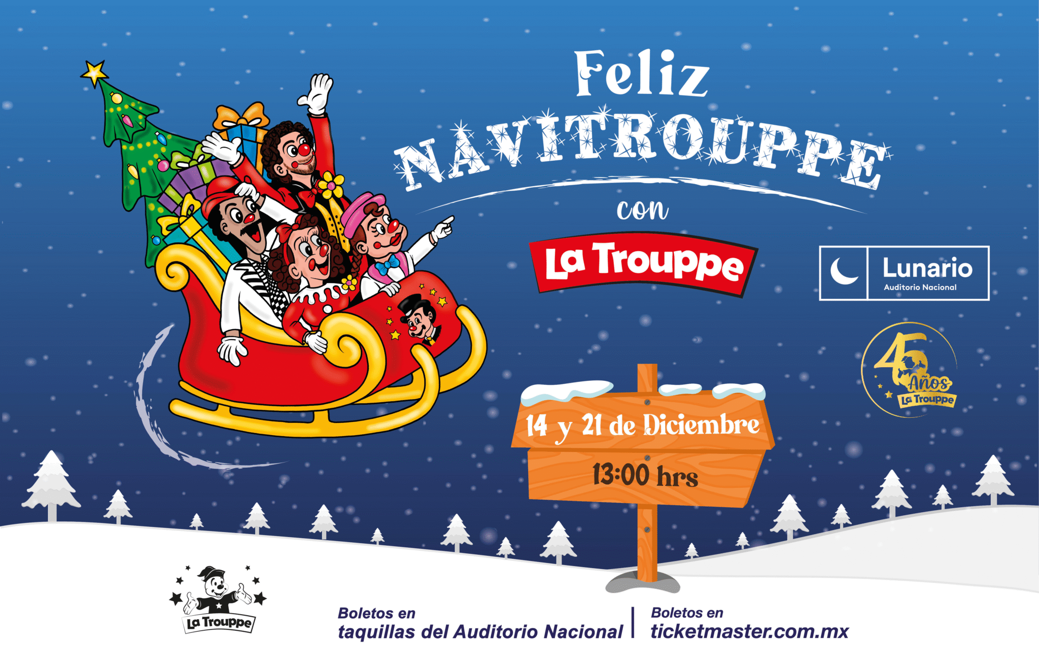 ¡FELIZ NAVITROUPPE: LA TROUPPE REGRESA AL LUNARIO CON UNA NAVIDAD ...